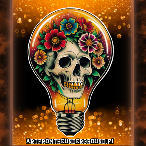 Skull light - Hajuste - Art From The Underground